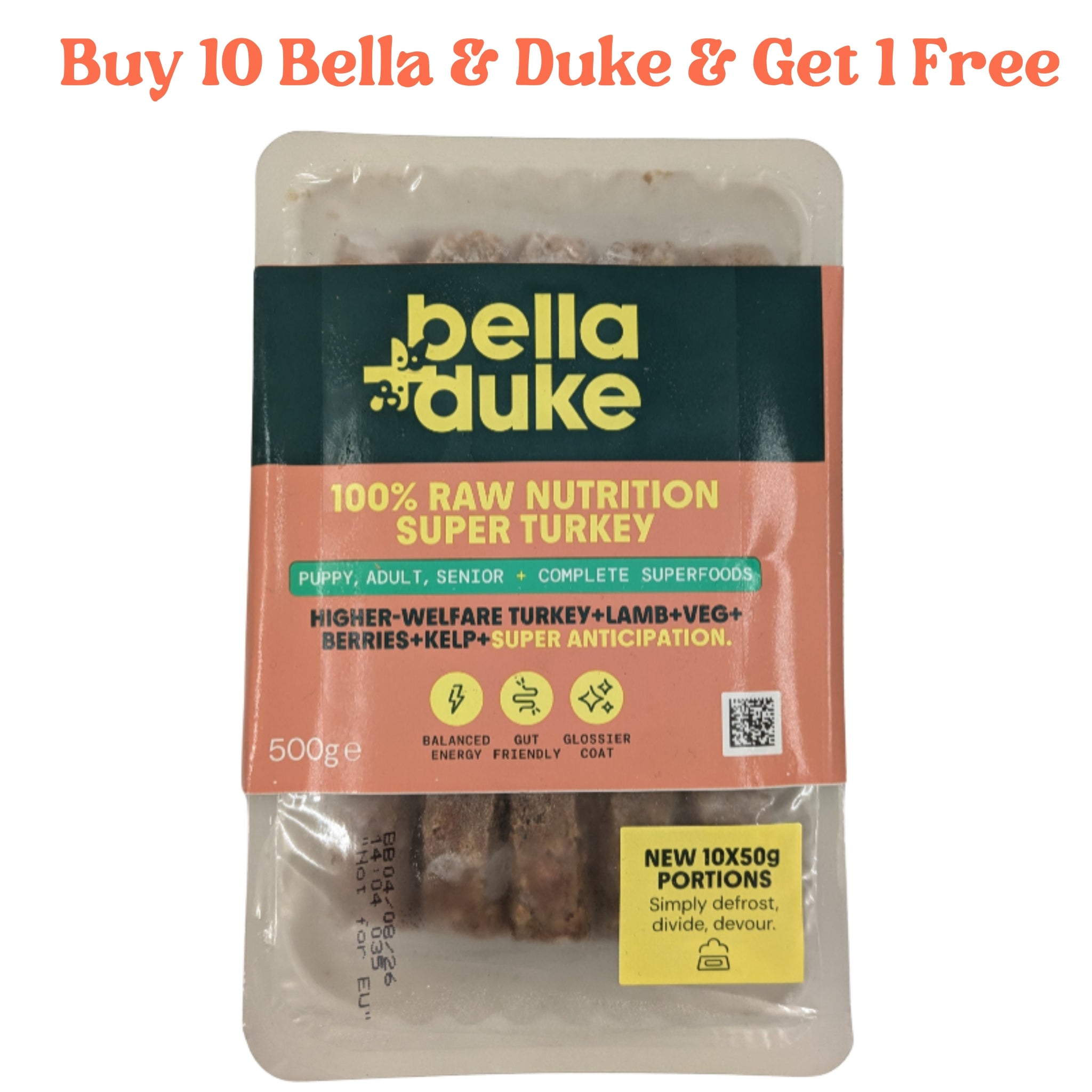 Bella & Duke Super Turkey 500g – All Life Stages Lean & Nutrient-Dense ...
