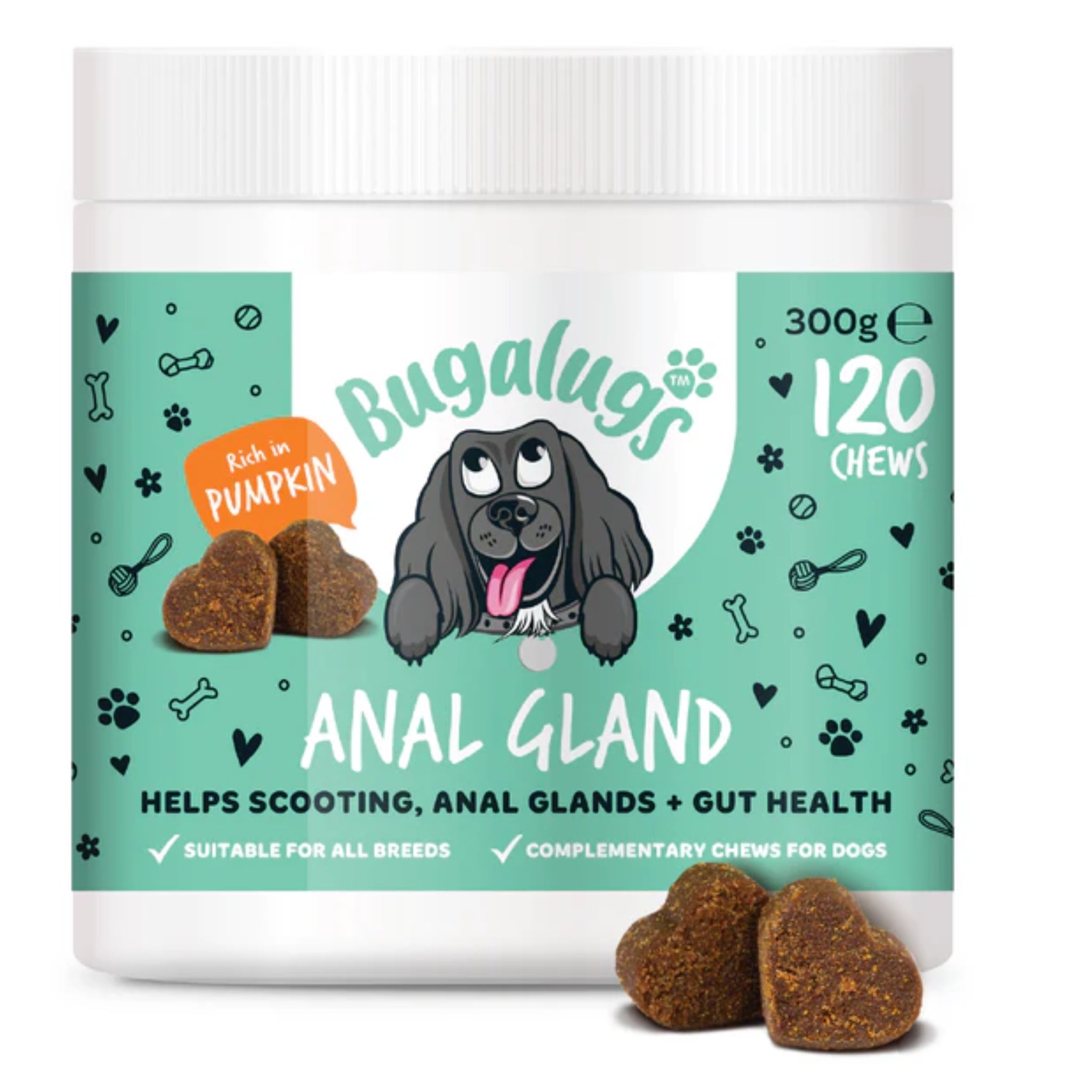 Bugalugs Anal Gland Supplement Chews x120 – Our Pet Village