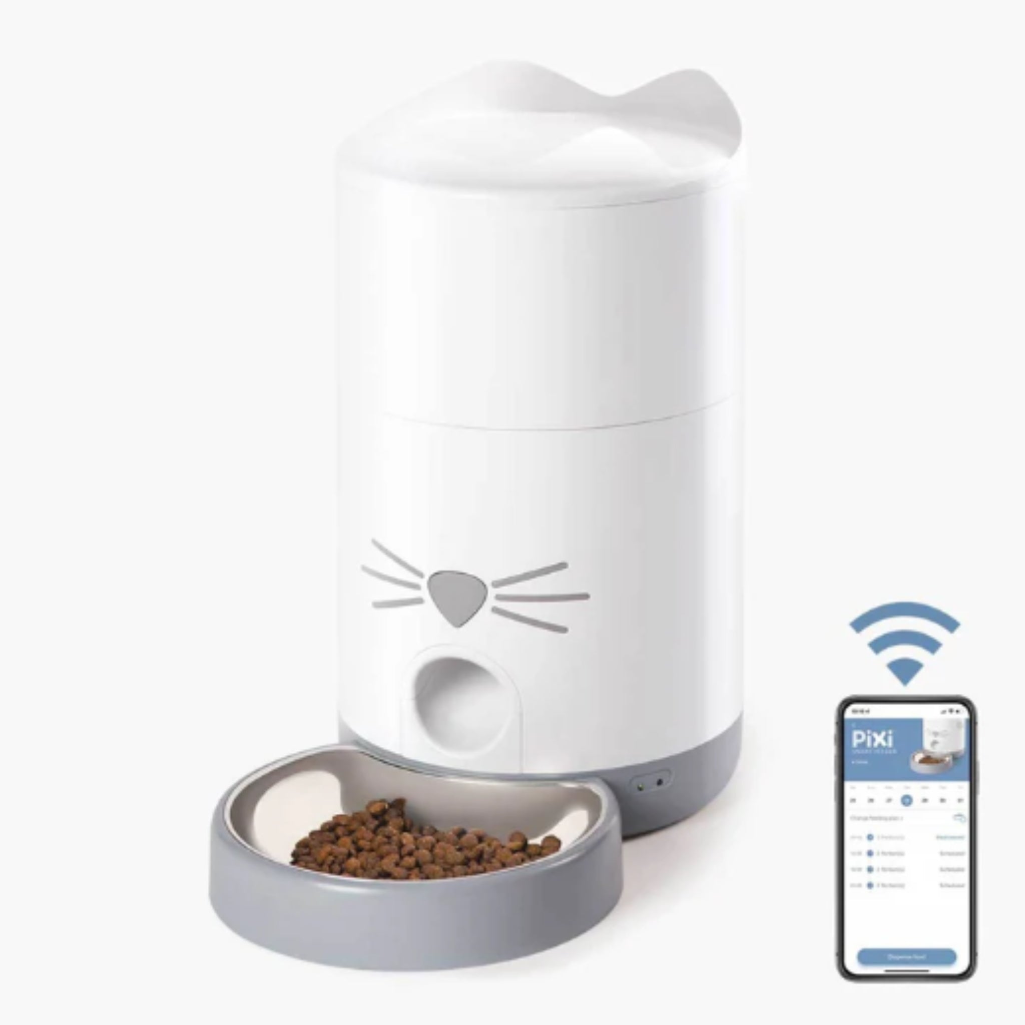 Catit PIXI Smart Dry Food Feeder – Automatic Wi-Fi Cat Feeder with App ...