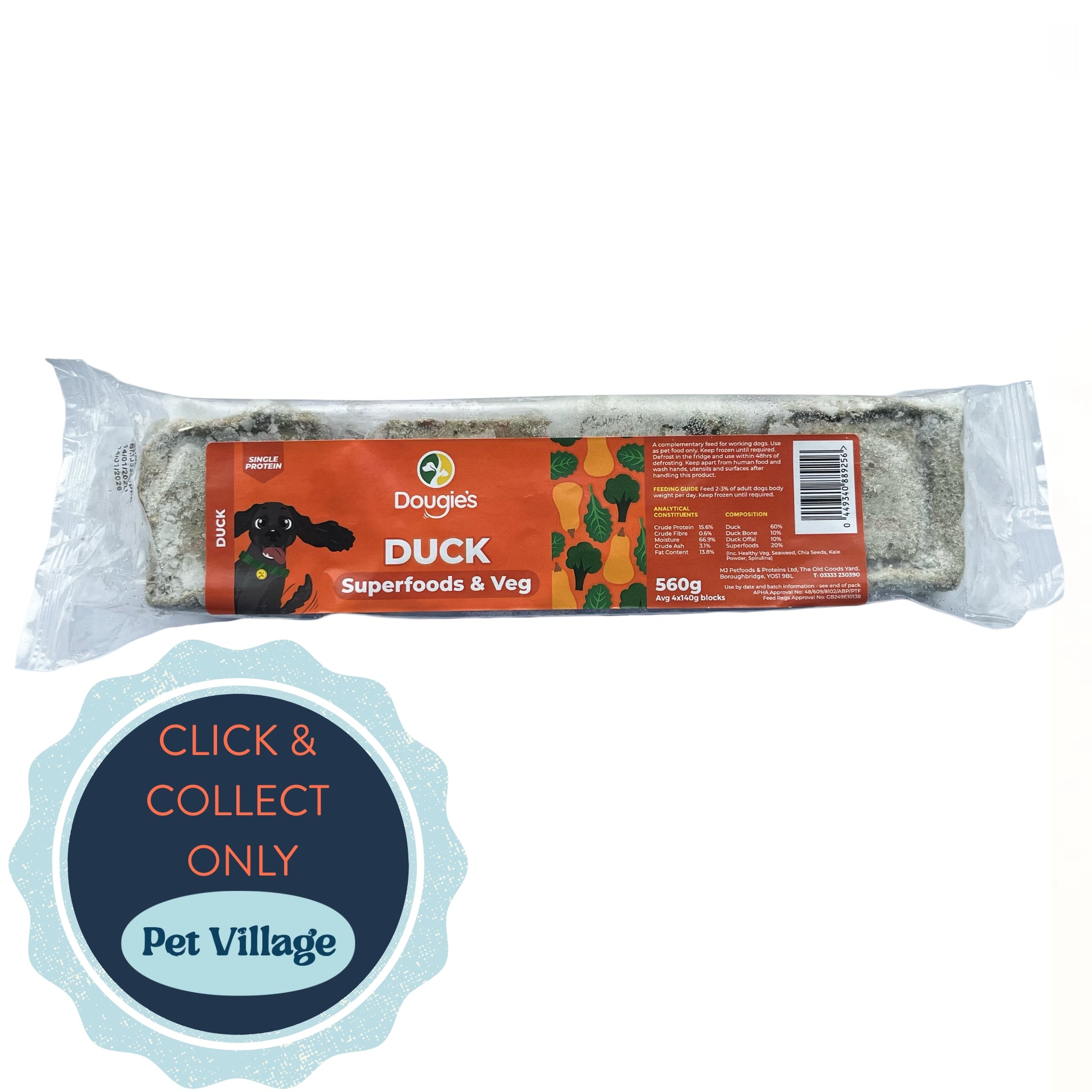 Dougies Duck Superfood 560g – Our Pet Village