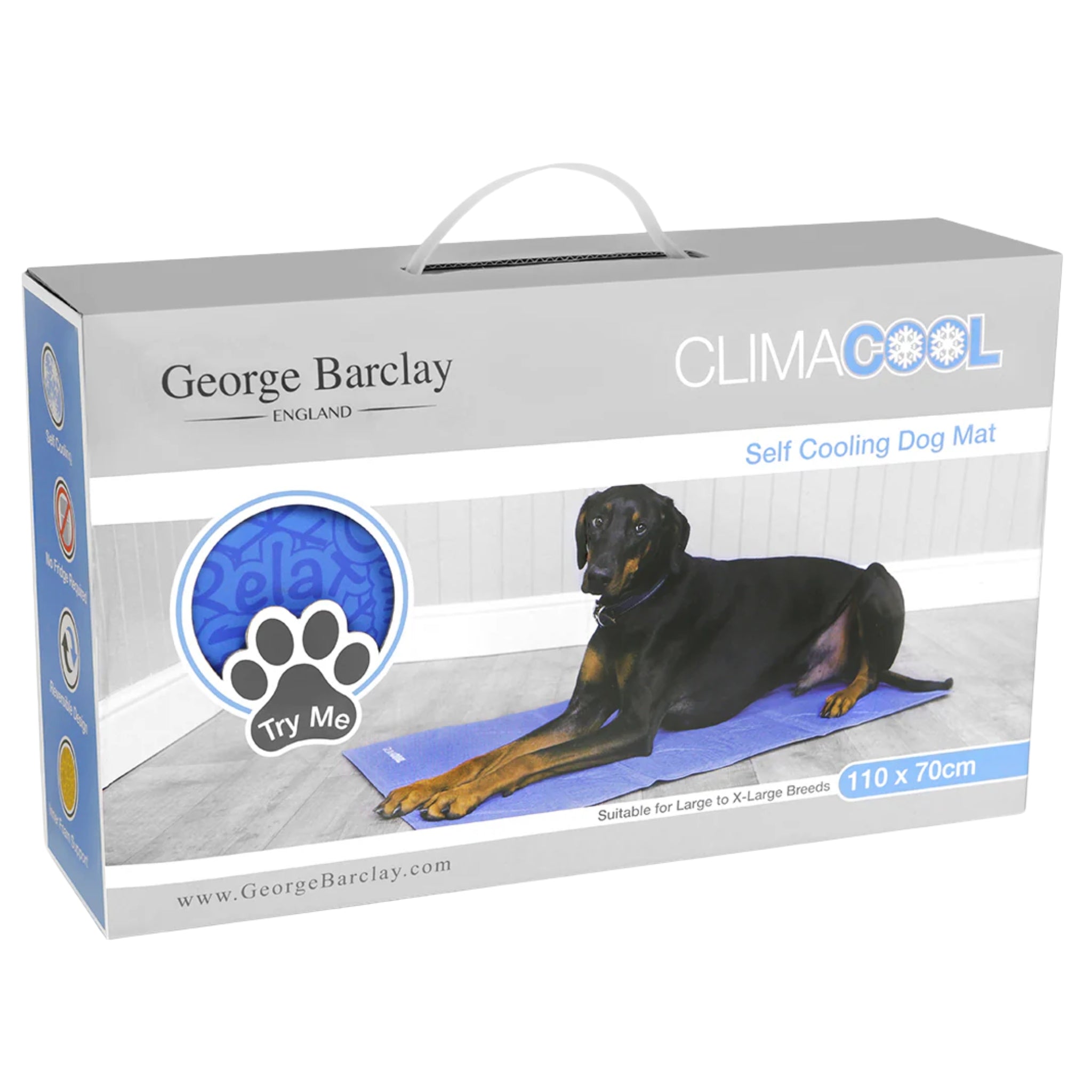 George Barclay ClimaCOOL Self-Cooling Dog Mat – Pressure-Activated Coo ...