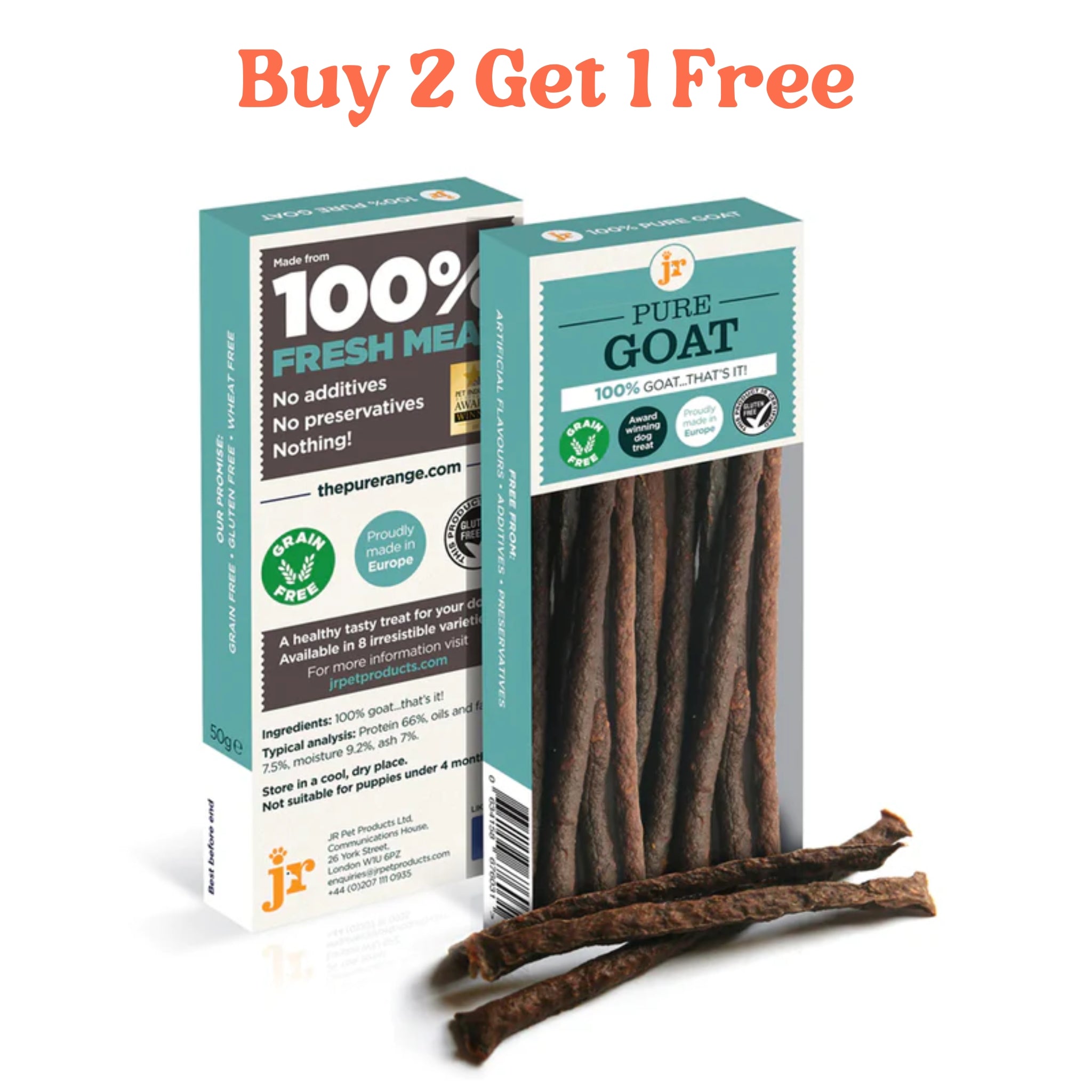 JR Pure Goat Sticks 50g – Our Pet Village