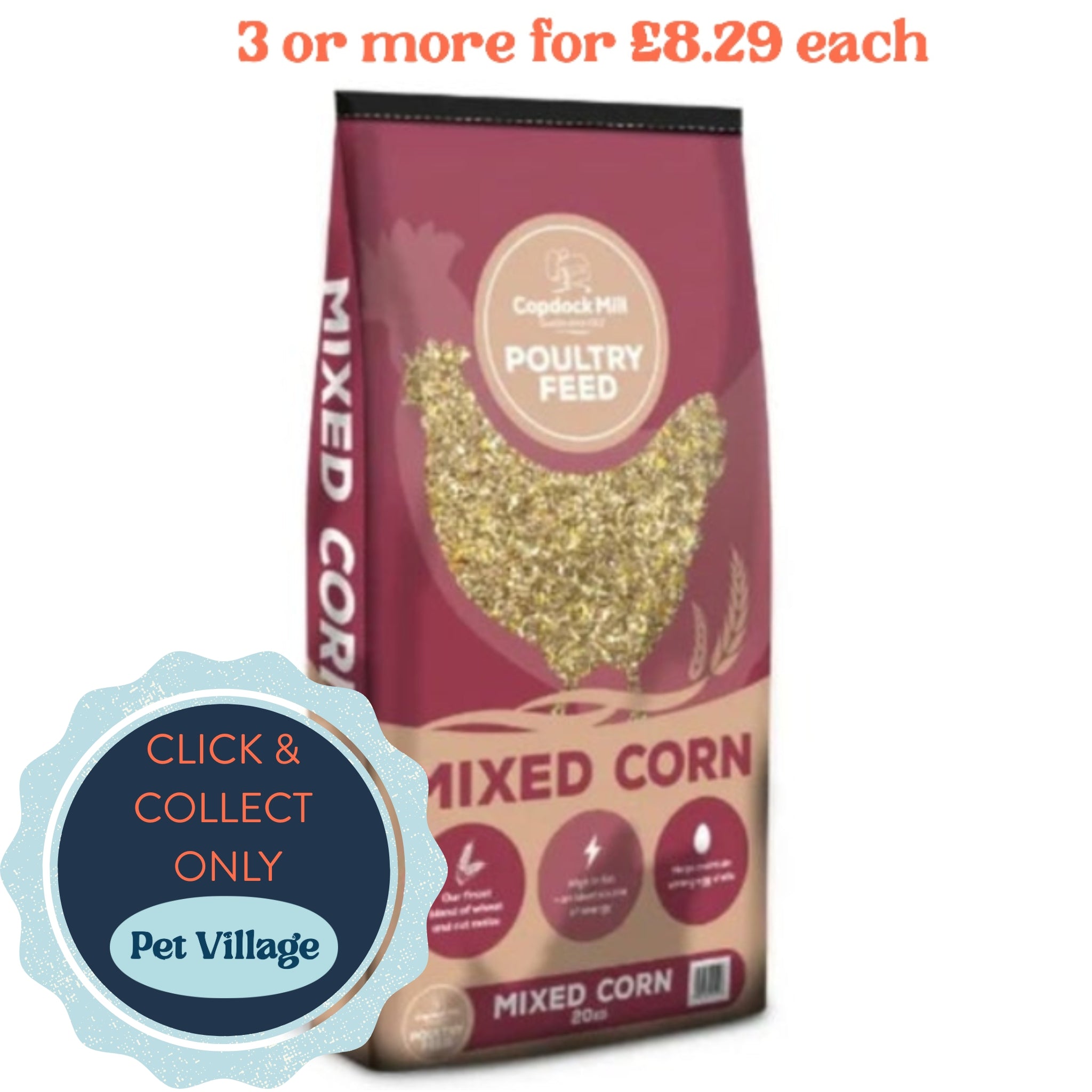 Copdock Mill - Mixed Corn Poultry Chicken - 20kg – Our Pet Village