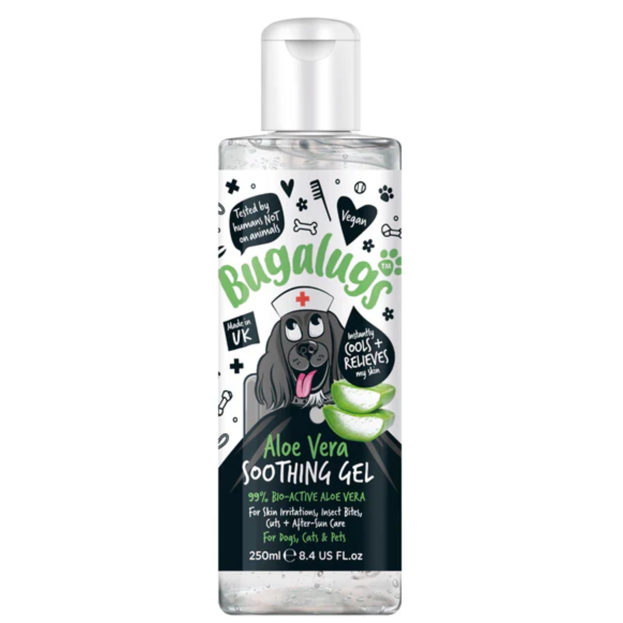 Bugalugs Aloe Vera Soothing Gel for Pets 250ml – Our Pet Village