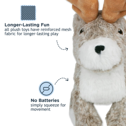 Tall Tails Animated Jackalope Dog Toy – Our Pet Village