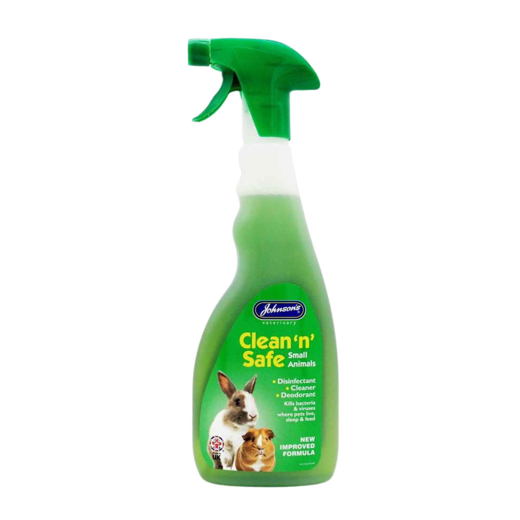 Johnson's Small Animal Clean 'N' Safe Disinfectant 500ml | Safe ...
