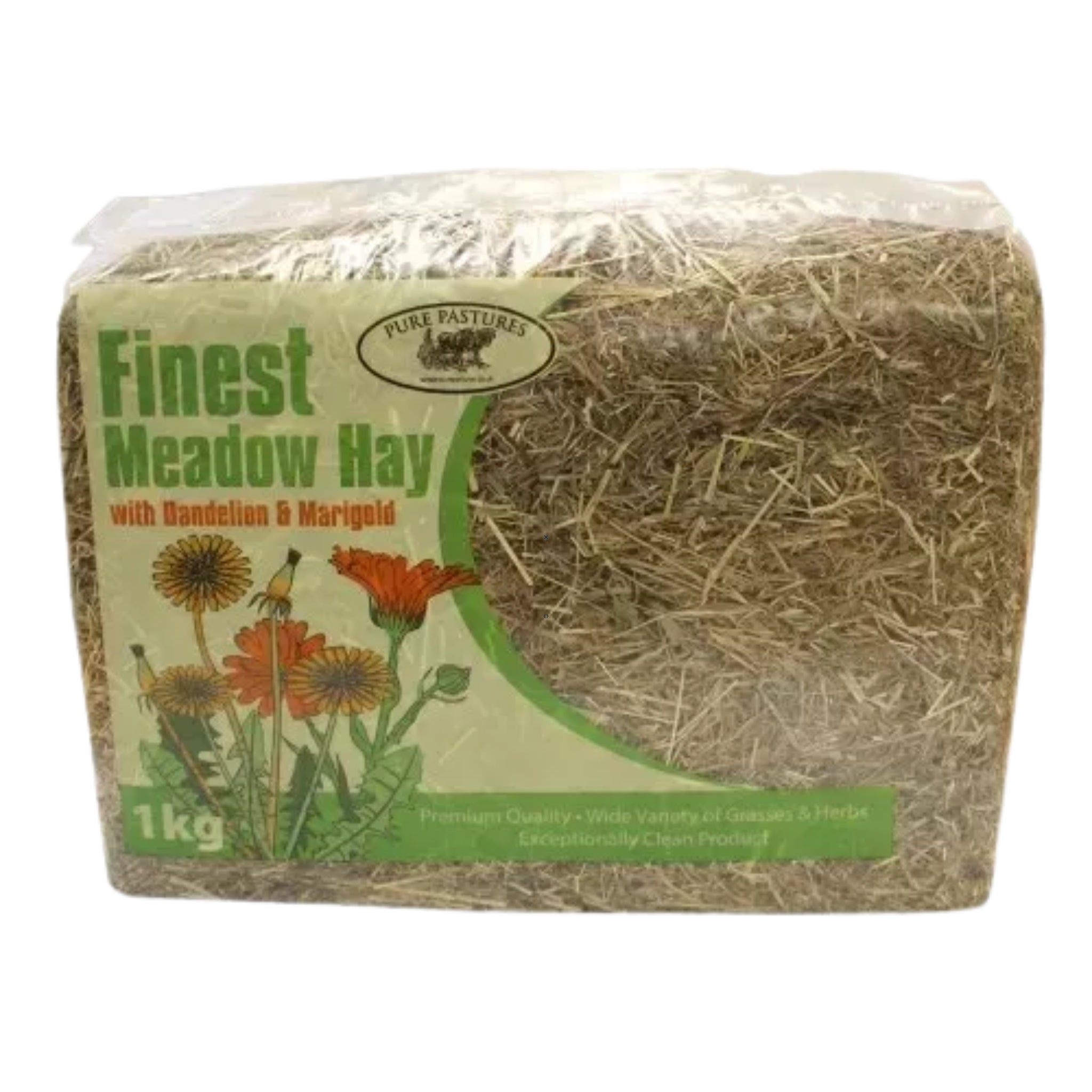 Pure Pastures Finest Meadow Hay with Dandelion & Marigold – Nutritious ...
