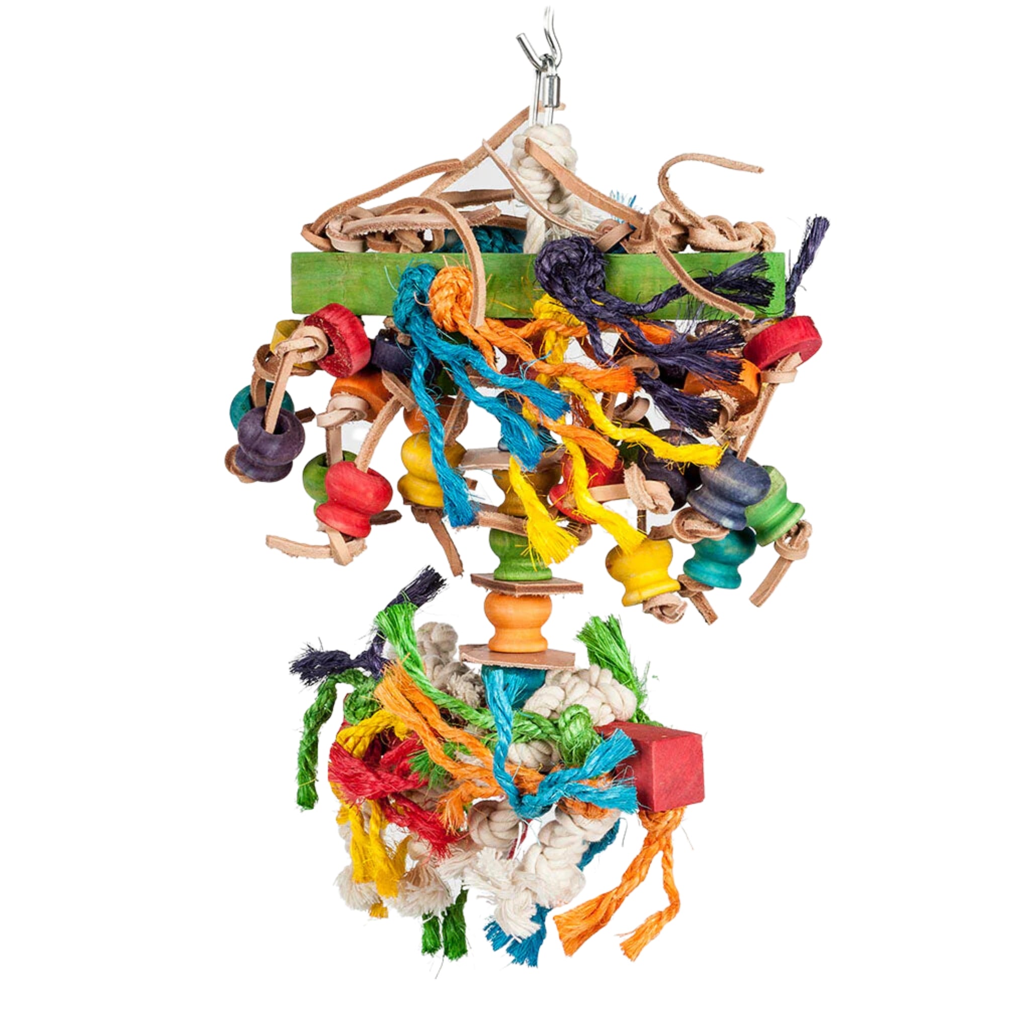The Dazzler – Colourful Hanging Bird Toy for Chewing & Shredding Fun ...