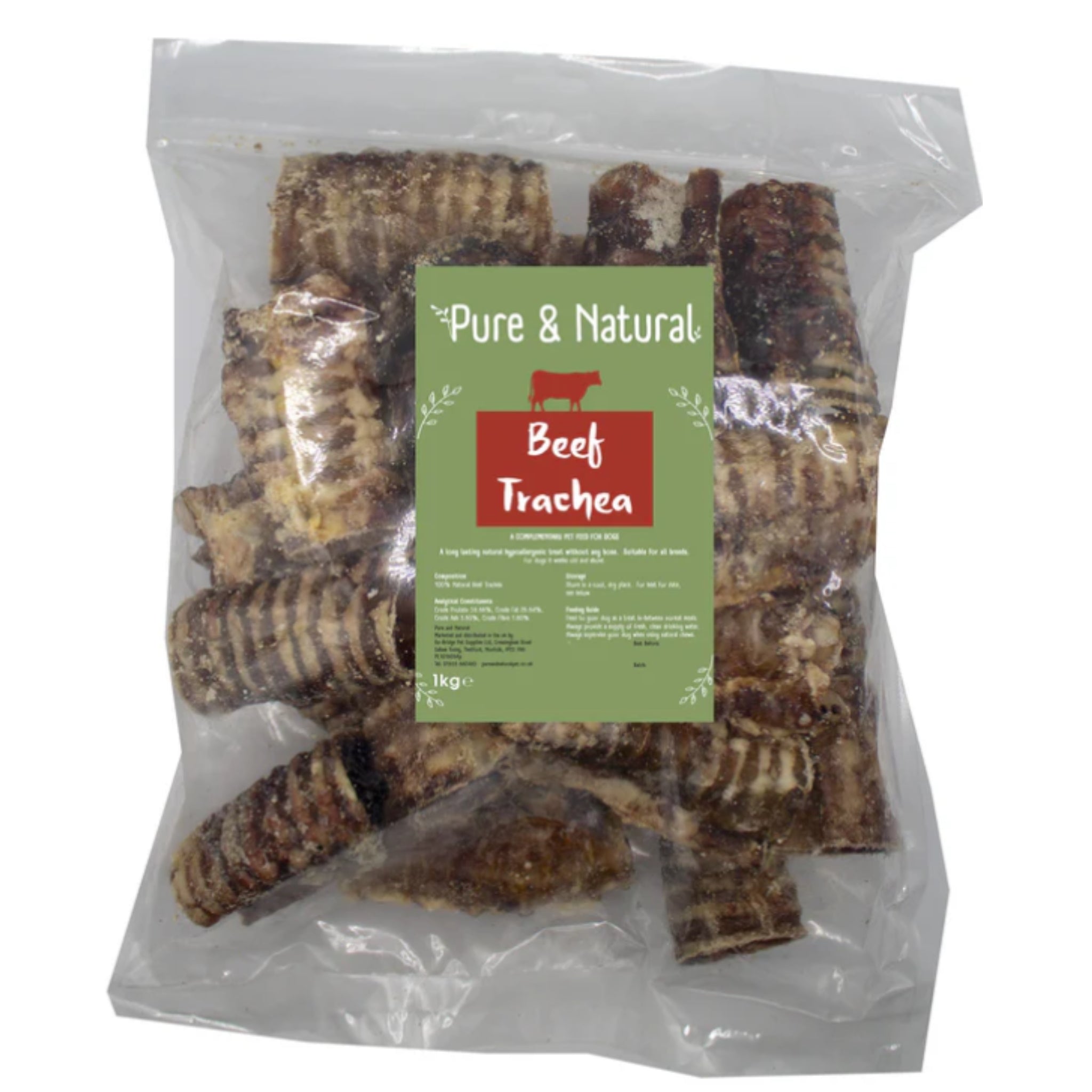 Pure & Natural Beef Trachea – 100% Natural Dog Chew – Our Pet Village