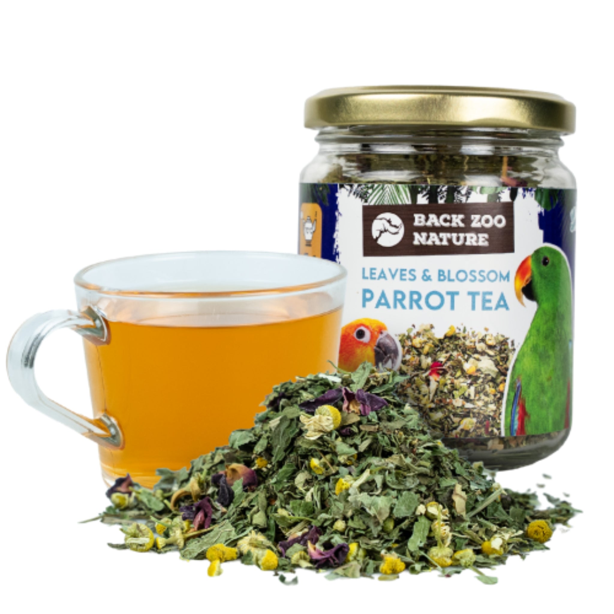 Back Zoo Nature Parrot Leaves & Blossom Tea – Calming Herbal Infusion ...